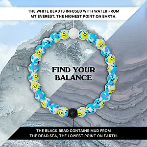 Lokai Silicone Beaded Bracelet for Women & Men, Monsters Inc - Disney & Pixar Collection, (Extra Large, 7.5 Inch Circumference) - Silicone Jewelry Fashion Bracelet Slides-On for Comfortable Fit