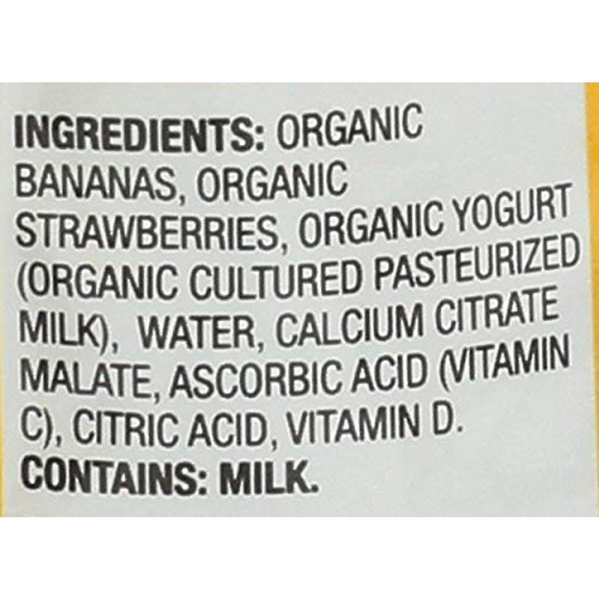 Earth's Best Organic Strawberry Banana Fruit Yogurt Smoothie, 4.2 oz