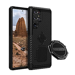 Rokform - Galaxy S22 Ultra 5G Rugged Case + Magnetic Sport Ring Stand & Grip
