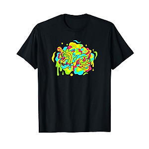 Rick and Morty Tripp Neon Space Heads T-Shirt