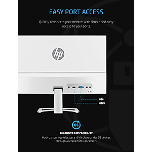 HP 22er 21.5-inch LED Backlit Monitor (Renewed)