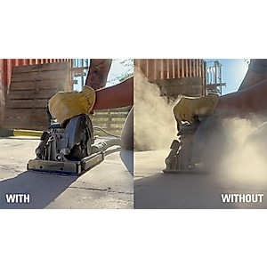 Dustless Technologies -DustBuddie Universal Dust Shroud for 7-1/4 Inch Worm Drive, Circular Saw Dust Collection, Circular Saw Dust Collector, D4000