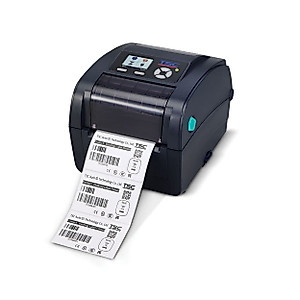 TSC 99-059A002-50LF Desktop Thermal Transfer Barcode Printer, TC310, 300 dpi, 4 IPS, Ethernet/USB/Serial/Parallel, LCD Color Display Without RTC, Navy