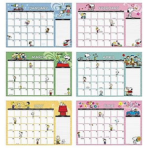 2024-2025 PEANUTS® Desk Calendar Pad, 11-Inch x 16-1/4-Inch Size, Large 24-Month Bookstore-Quality Calendars for Kitchen & Office, by Current
