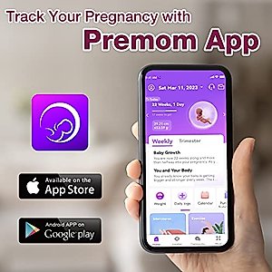 Easy@Home Pregnancy Test Strips Kit, Powered by Premom Ovulation Predictor iOS and Android APP, 20 HCG Tests
