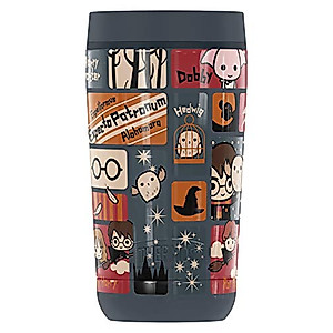 THERMOS Harry Potter Cute Chibi Pattern, GUARDIAN COLLECTION Stainless Steel Travel Tumbler, Vacuum insulated & Double Wall, 12oz