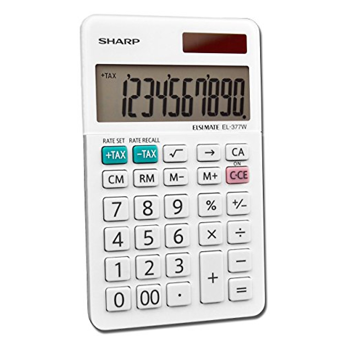 Sharp EL-377WB Business Calculator, White 2.75