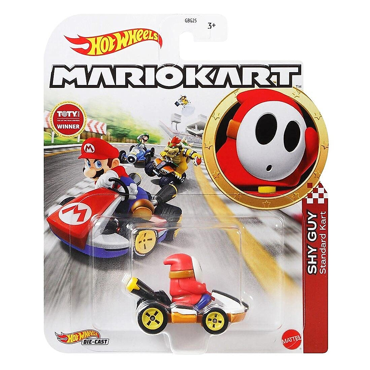Hot Wheels Mario Kart Shy Guy Standard Kart Vehicle