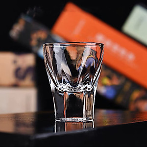 QAPPDA 1.5oz Shot Glasses,50ml Heavy Base Shot Glasses Bulk Set of 40,Clear Durable Shot Glass Cups Tequila Bar Shooter Glasses for Vodka,Liquor,Espresso