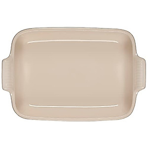 Le Creuset Stoneware Heritage Rectangular Dish, 4 Qt. (12" x 9"), Sea Salt