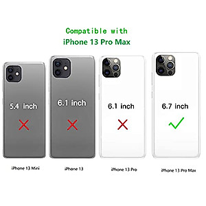 Jaorty Crossbody Wallet for iPhone 13 Pro Max Case with Adjustable Lanyard Strap Credit Card Holder 6.7",PU Leather Handbag Purse Kickstand Make Up Mirror Cover Case for Men Women Girl,Black