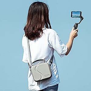 STARTRC Osmo Mobile 6 Case,Waterproof Portable Storge Shoulder Bag Travel Case for DJI Osmo Mobile 6 Gimbal Stabilizer Accessories