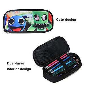ZORRET Blue Friend Backpack For School Bookbag For Kids & Boys & Teen Girls 3 Pc Set Rucksack With Lunch Box & Pencil Case Kawaii Cute Waterproof Laptop Trave Backpack (17 Inch)