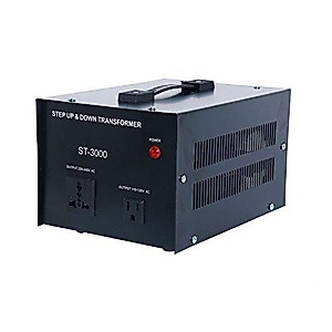 Yaeccc Voltage Converter Transformer, Step Up/Down (220V to 110V, 110V to 220V) - Efficient Power Conversion for International Travel and Home Use (3000W)
