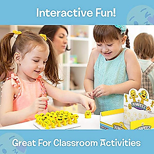 Jumping Smile Popper Spring Launchers Toys - Bouncy Party Favors for Kids - Unique Mini Toys - Party Supplies and Goodie Bag Stuffers - 24 Figurines in a Beautiful Display Box - Fit as Easter Egg Fillers