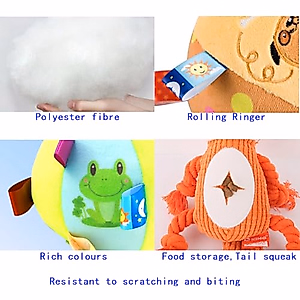 LLHGTHGPet Training Entertainment Toys, Durable Interactive Chew Toys, Plush Toys for Puppies Teething, Small Dogs, Medium Dogs and Large Dogs.（blue1）