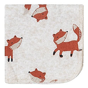 Gerber Baby 10-Pack Terry Washcloths, Blue Fox, One Size