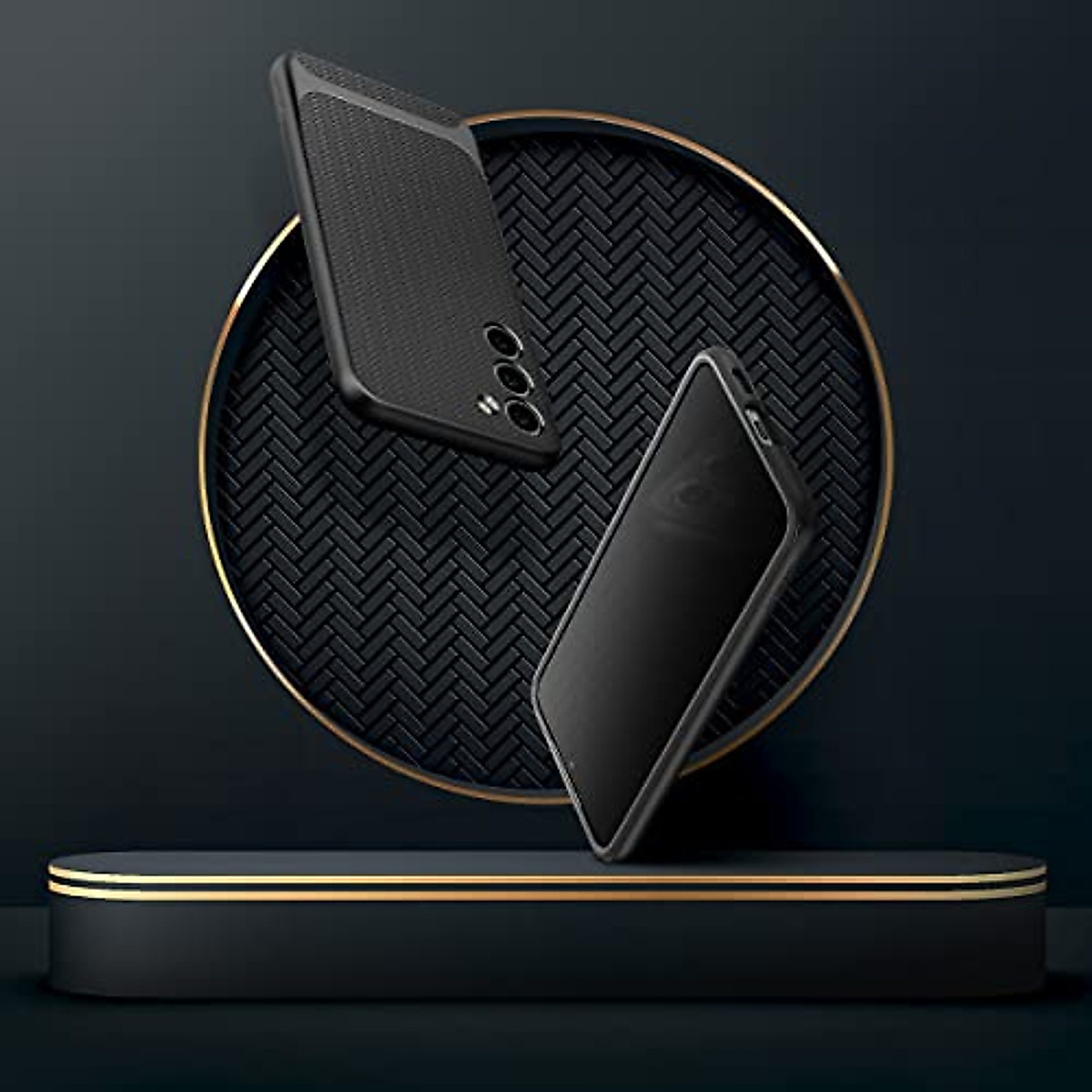 Spigen Neo Hybrid Bumper Case for Galaxy S23 Plus (2023) - Lightweight & Shock-Absorbent, Black