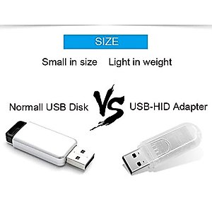 WitMotion USB-HID Wireless Bluetooth 2.0 Adapter, HID Tech, BT-02 Chip【CH340 Driver, Anti-Dust, Small-in-size, Plug & Play】Bluetooth Dongle for WITMOTION Bluetooth 2.0 Sensors (BWT61/BWT61CL/BWT901CL)