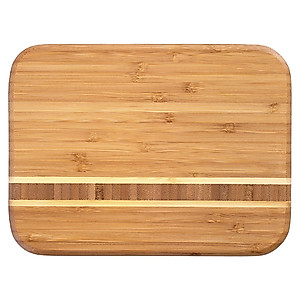 Totally Bamboo Barbados Bamboo Wood Cutting Board, 9" x 6.5"