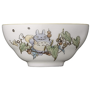 Noritake TT97890/4924-10 My Neighbor Totoro Rice Bowl, 9.2 fl oz (260 cc), Microwave Safe, 1 Piece, Bone China
