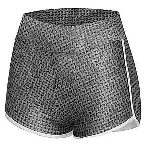 Bblulu Women's High Waisted Yoga Shorts Scrunch Butt Shorts Booty Lifting Ruched Workout Yoga Running Short Leggings