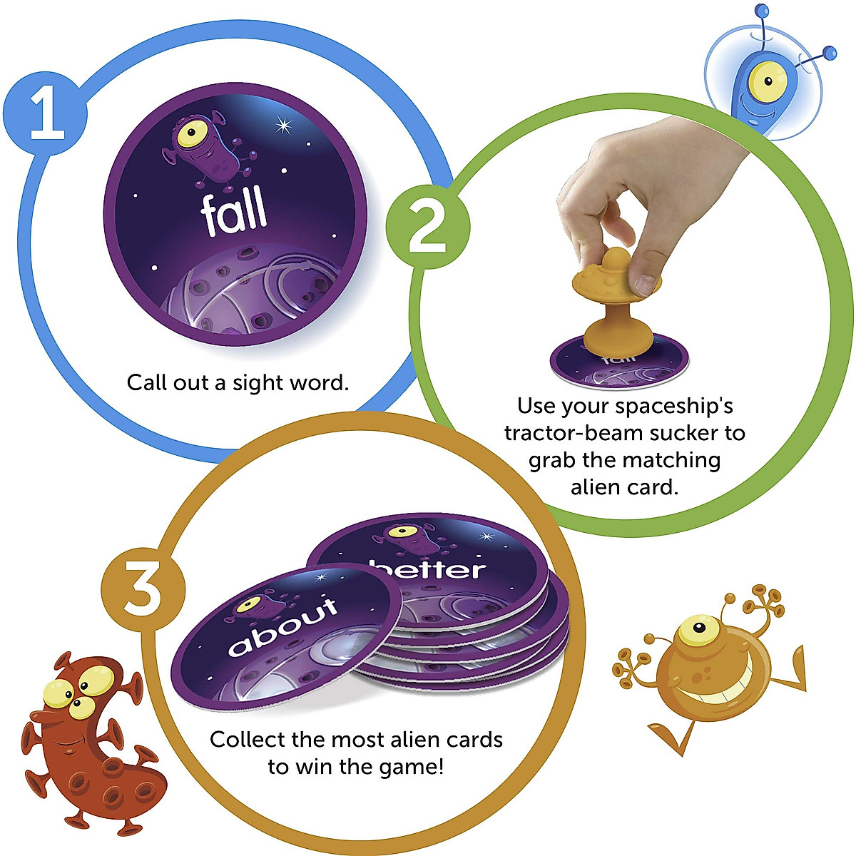 Learning Resources Slam Ships Sight Words Game - Ages 5+ Educational and Fun Games for Kids, Board Games for Kids, Kindergarten Games