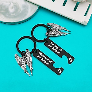Xiahuyu Loss Memorial Keychain Miscarriage Gifts for Parents Pregnancy Loss Gifts Remembrance Gifts Loss of Baby Memorial Gifts Sympathy Gifts for Infant Loss Child Loss