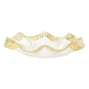 Vietri Rufolo Gold Collection Italian Dinnerware and Serveware Sets (Platter)