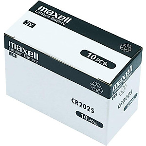 2 MAXELL CR2025 3 Volt Lithium Batteries (2 Batteries) Hologram Package EXP: 2020