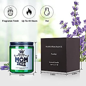 Bathtub Tray Caddy Bamboo 41" Longest Extended Length+ Gifts for Mom Lavender Scented Candles Bundle Green Jar