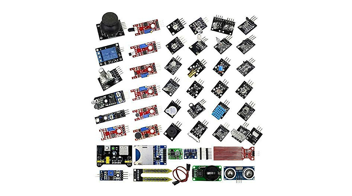 Alician 45 in 1 Arduino Sensor Kit - Ultimate Starter Pack