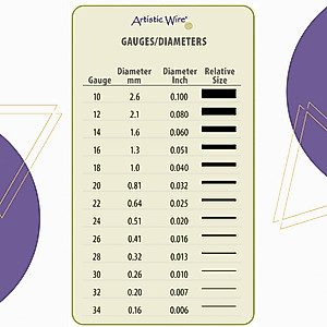 Artistic Wire, 16 Gauge Tarnish Resistant Colored Antique Copper Craft Wire, Antique Brass Color, 10 ft