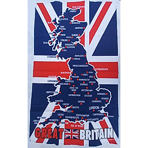 Great Britain Union Jack Tea Towel by Great Britain Tea Towel