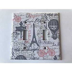 Paris Light Switch Cover - Various Size Light Switchplates Offered