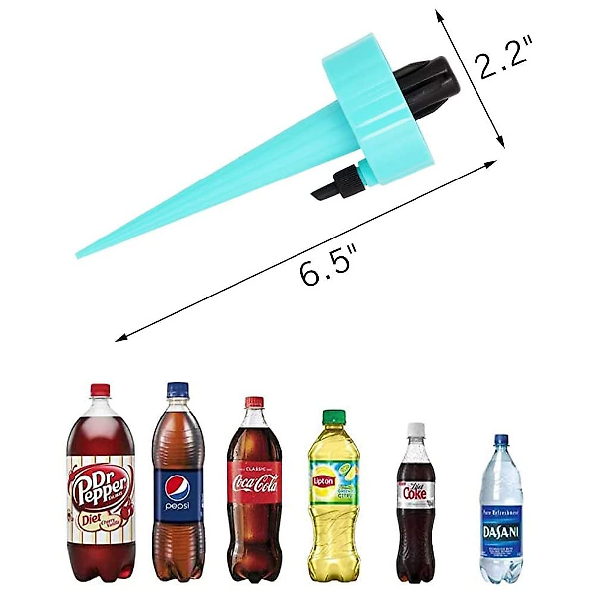 Plant Self Watering Planter Insert Spikes Stakes, Plant Watering Devices, Automatic Plant Waterer for Vacations Outdoor Indoor Potted Plant Drip Irrigation Watering Devices (12 Pack)