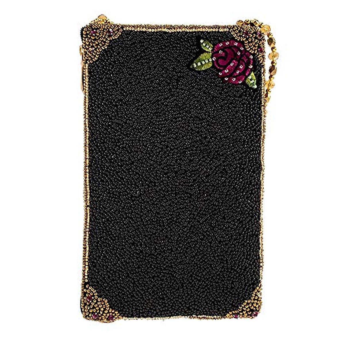 Mary Frances Queen of Everything Crossbody Phone Bag, Black