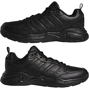 adidas Men's Strutter Fitness and Exercise Sneakers Man, Noir Noir Gris Foncã, 9.5