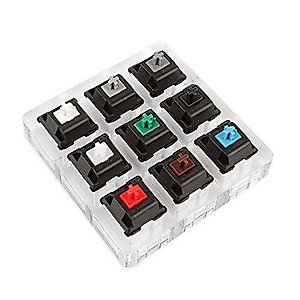 Max keyboard Keycap, Cherry MX Switch, Tester Kit (9 switches Pro Sampler Tester Kit)