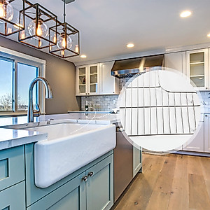 𝟮𝟬𝟮𝟯 𝙐𝙥𝙜𝙧𝙖𝙙𝙚𝙙 Sink Protector for Kohler K-6639-ST Whitehaven Bottom Basin Rack Stainless steel with 6488 Farmhouse Sink protectors compatible