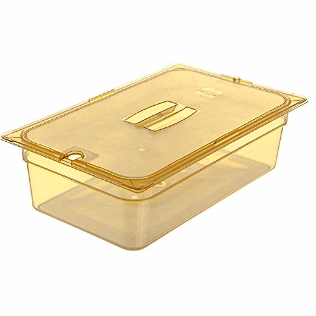 Carlisle FoodService Products CFS 10402B13 StorPlus High Heat Food Pan, 6" Deep, Full Size, Amber