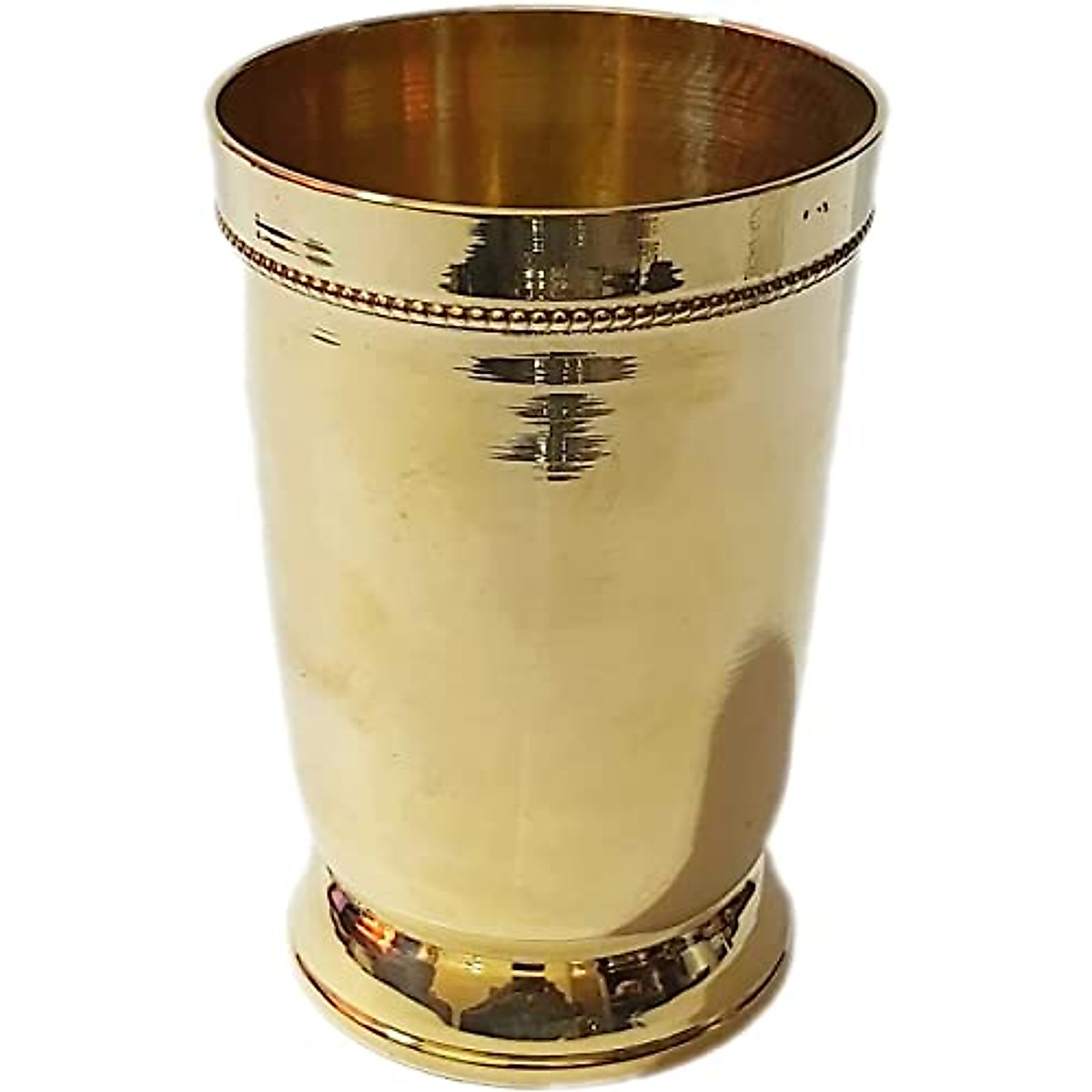 PARIJAT HANDICRAFT Brass mint julep cup with capacity 10 ounce.