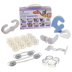 Dreambaby No Tools No Screws Safety Kit - Home Baby Proofing Kit - 35 Pcs - Model L7081