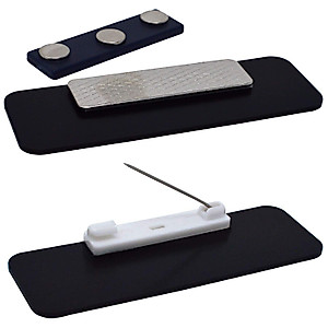 Custom Engraved Name Tag Badges – Personalized Identification with Pin or Magnetic Backing, 1 Inch x 3 Inches, European Gold/Black