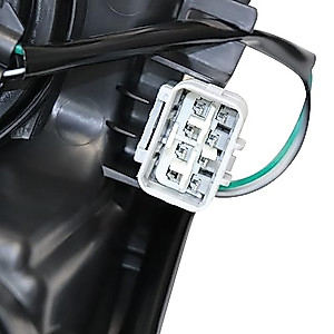 YUYANSHOP Halogen Headlight Assembly w/LED DRL Replacement for 2017 2018 2019 2020 Subaru Impreza/XV black Housing Projector 84001FL01A 84001FL00A (Driver + Passenger Side)