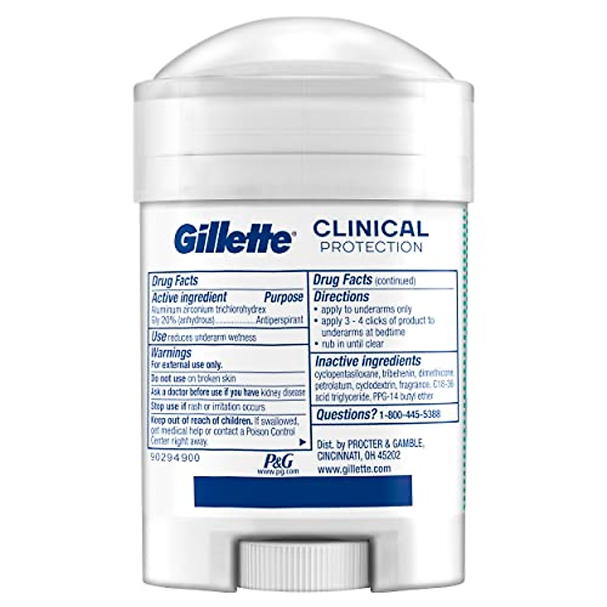 Gillette Men’s Clinical Strength Antiperspirant and Deodorant, 72-Hour Sweat Protection, Ultimate Fresh Soft Solid, #1 Clinical Brand For Men, 1.7 oz (Pack of 3)