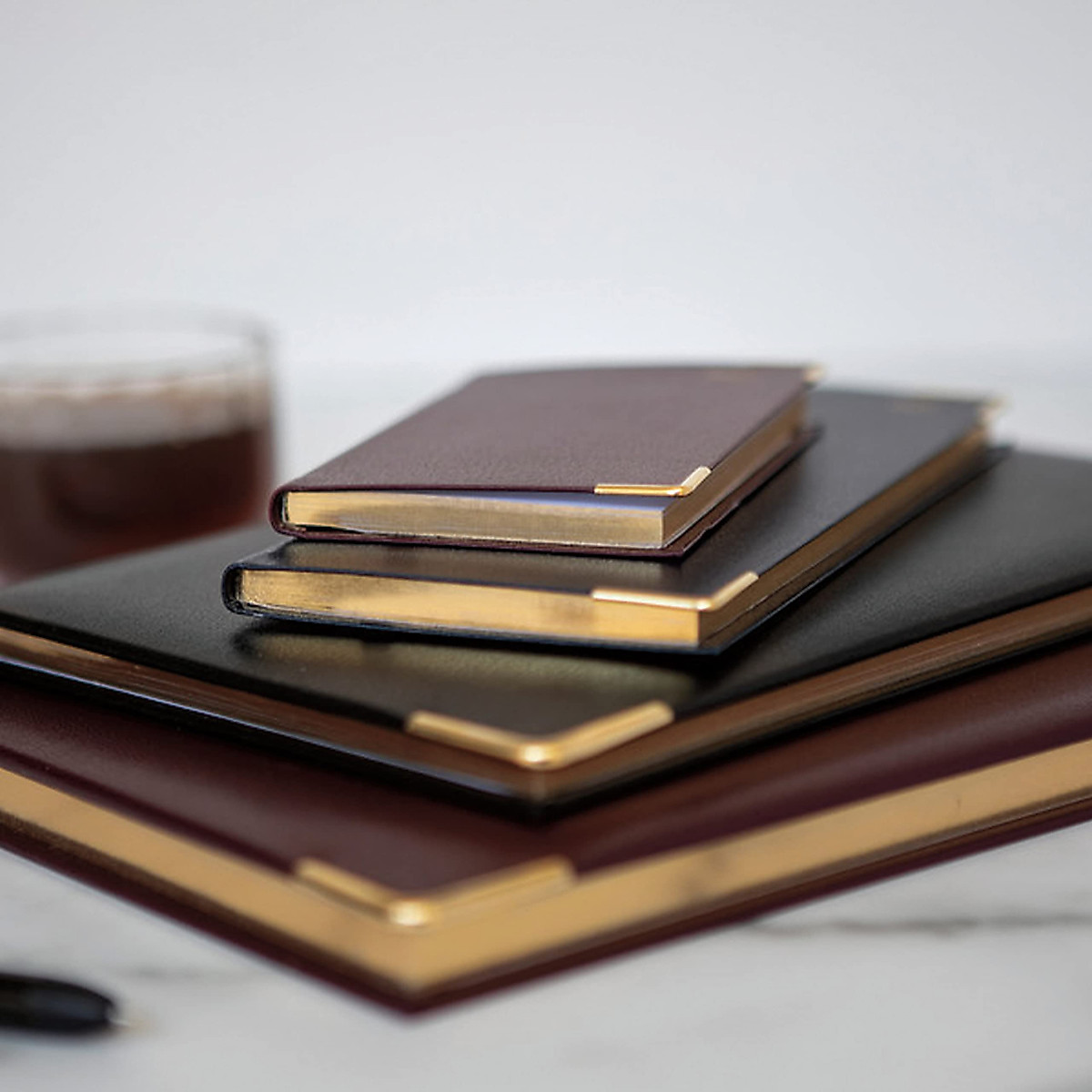 Letts of London Classic Daily Planner, 12 Months, January to December, 2024, Day-Per-Page, Pocket Size, 4.25" x 2.75", Black (C12EBK-24)