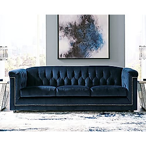 Signature Design by Ashley Josanna Sofa, Blue