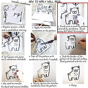 The Boho Design Cars Wall Decals Peel and Stick for Kids, Baby Bedroom Nursery and Living Room. 34 Adhesive Vinyl Wall Stickers Decor. 19 Cars. Original Artist Design (Black)