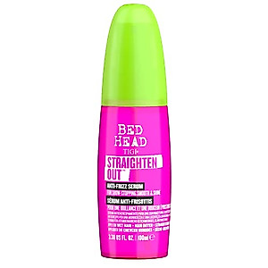 TIGI Bed Head Straighten Out Anti Frizz Serum for Smooth Shiny Hair 3.38 fl oz